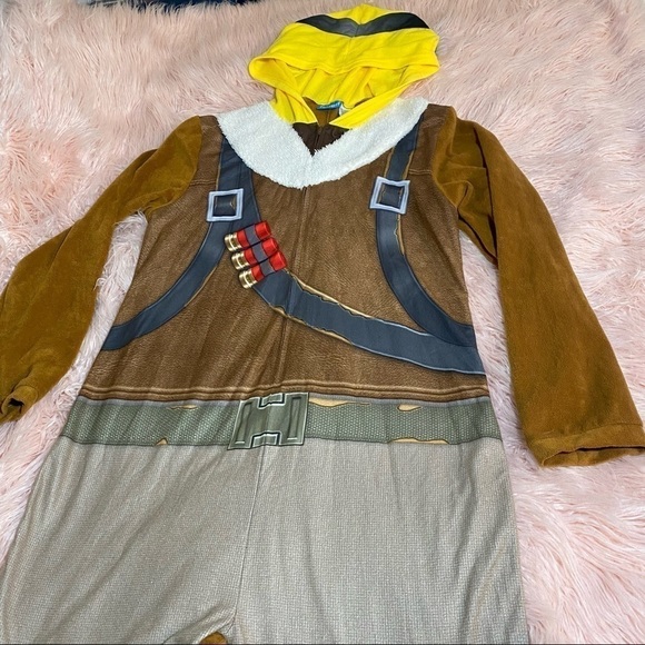 Other | Fortnite Raptor Hood Union Suit Costume Size Large | Poshmark